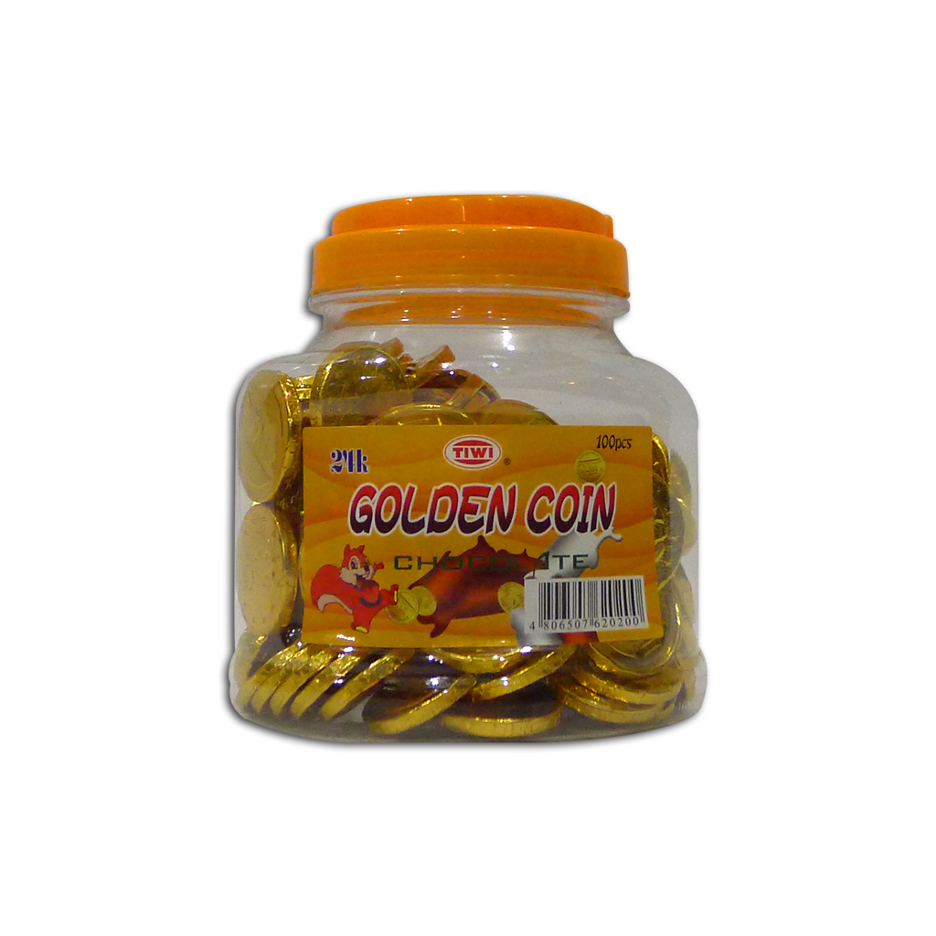 Tiwi Golden Coin Chocolate 100pcs | Dan & Liz Online Store