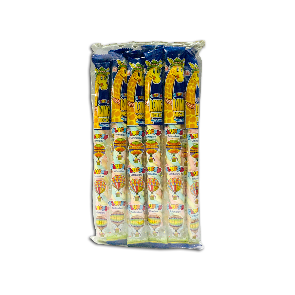 Fluffy Long Neck Mallows | 12pcs | Dan & Liz Online Store